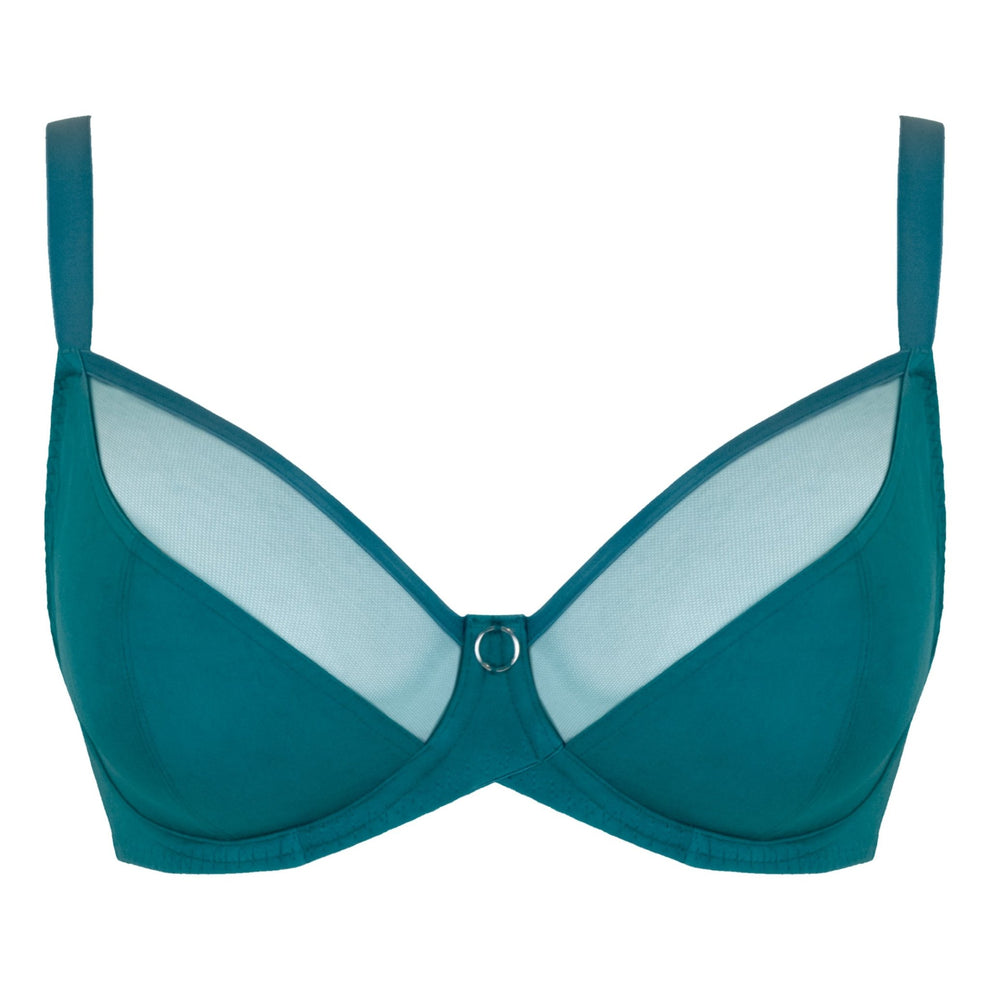 Curvy Kate Daily Balcony Bra Teal | UK Sized Balcony Bra Canada ...